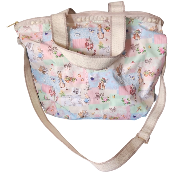 Lesportsac | Bags | Lesportsac Peter Rabbit Shoulder Tote Bag Purse ...